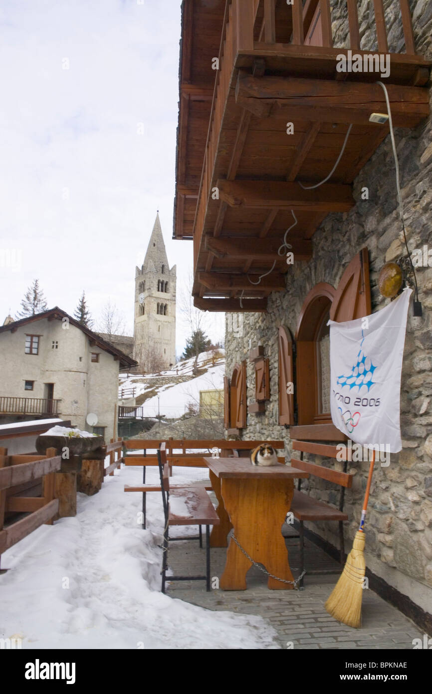 Cesana Torinese, Piedmont, Italy Stock Photo - Alamy