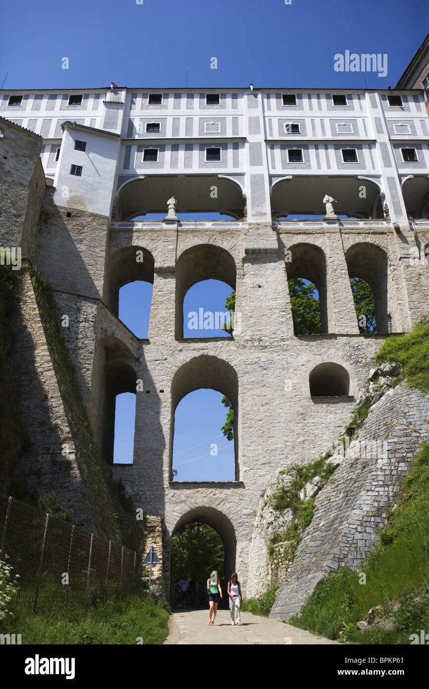 Mantel bridge castle cesky krumlov hi-res stock photography and images ...
