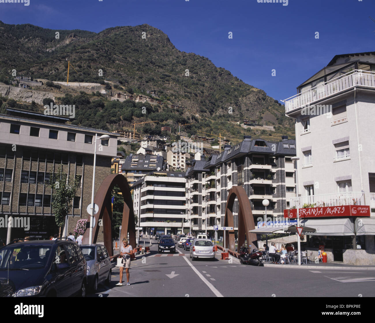 Andorra la Vella, Andorra Stock Photo - Alamy
