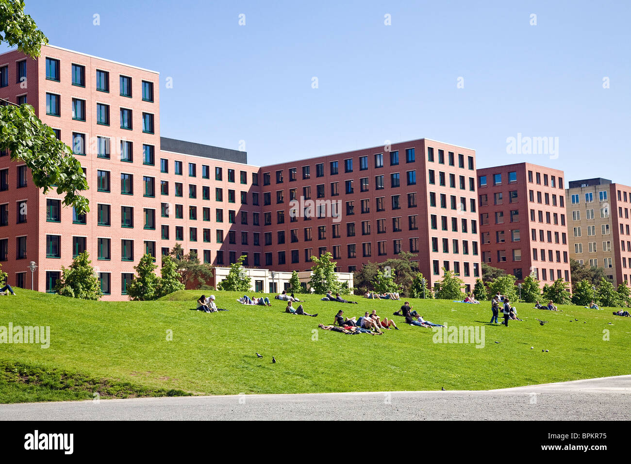 Berlin;Germany;Europe; Modern Apartment Buildings in downtown Berlin at ...