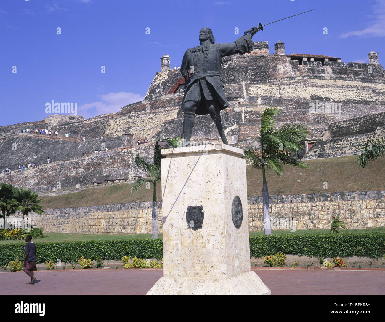 San Felipe Fort, Cartagena, Colombia Stock Photo - Alamy