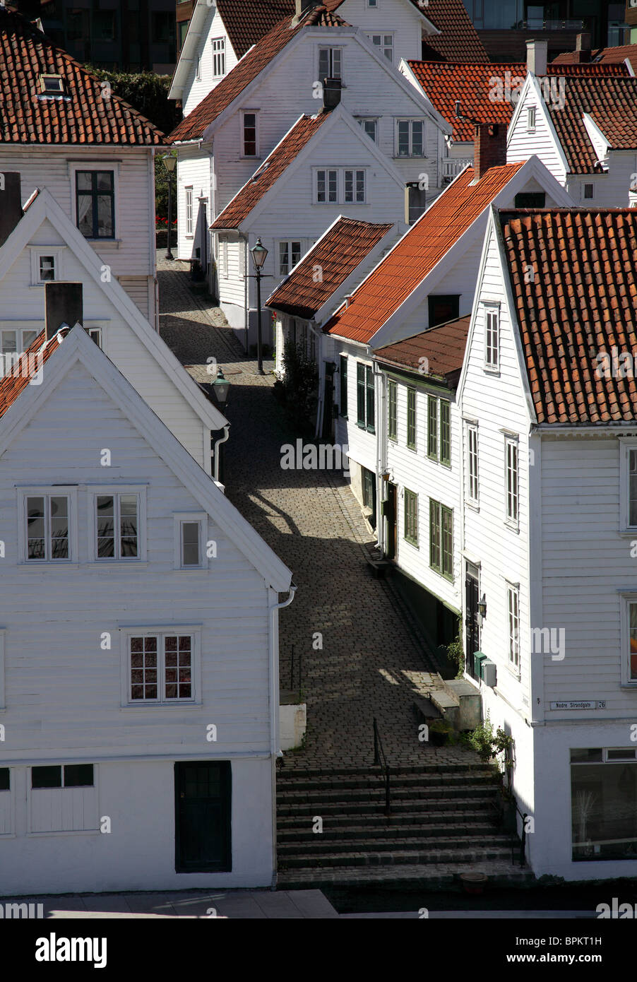 OLD STAVANGER TOWN. NORWAY. SCANDANAVIA Stock Photo - Alamy