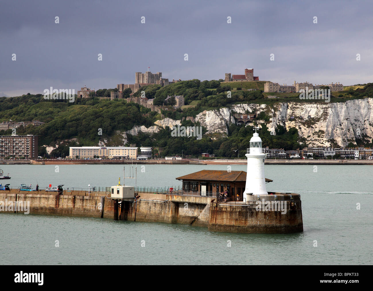 Dover harbour sea port lighthouse hi-res stock photography and images ...