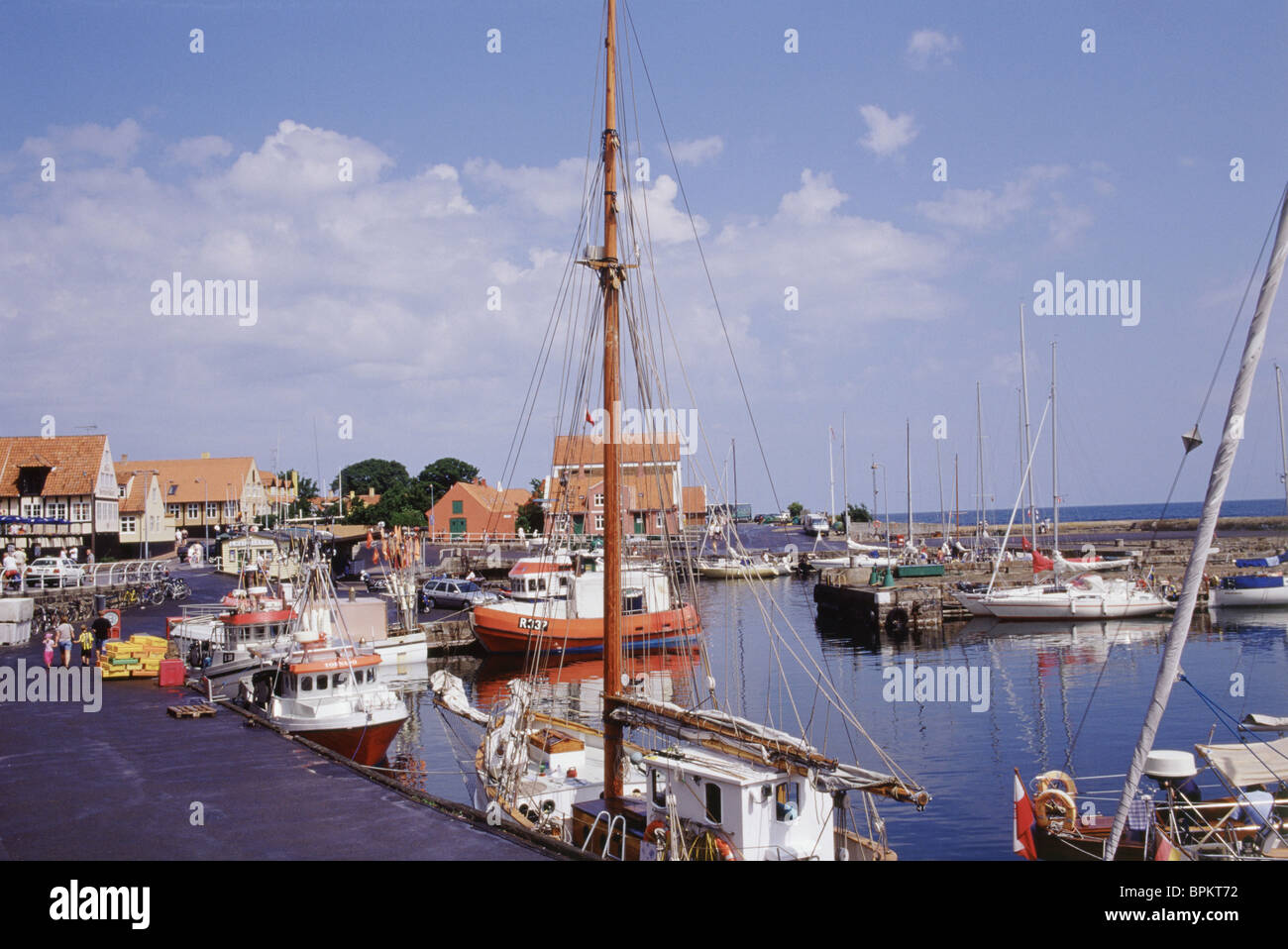 Svaneke, Island of Bornholm, Denmark Stock Photo - Alamy