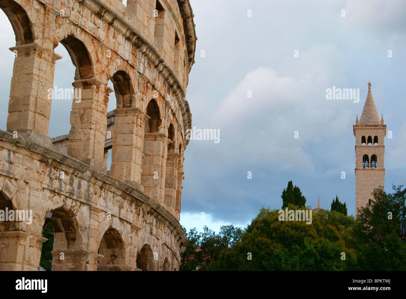 Amphitheater Pula, Croatia Stock Photo - Alamy