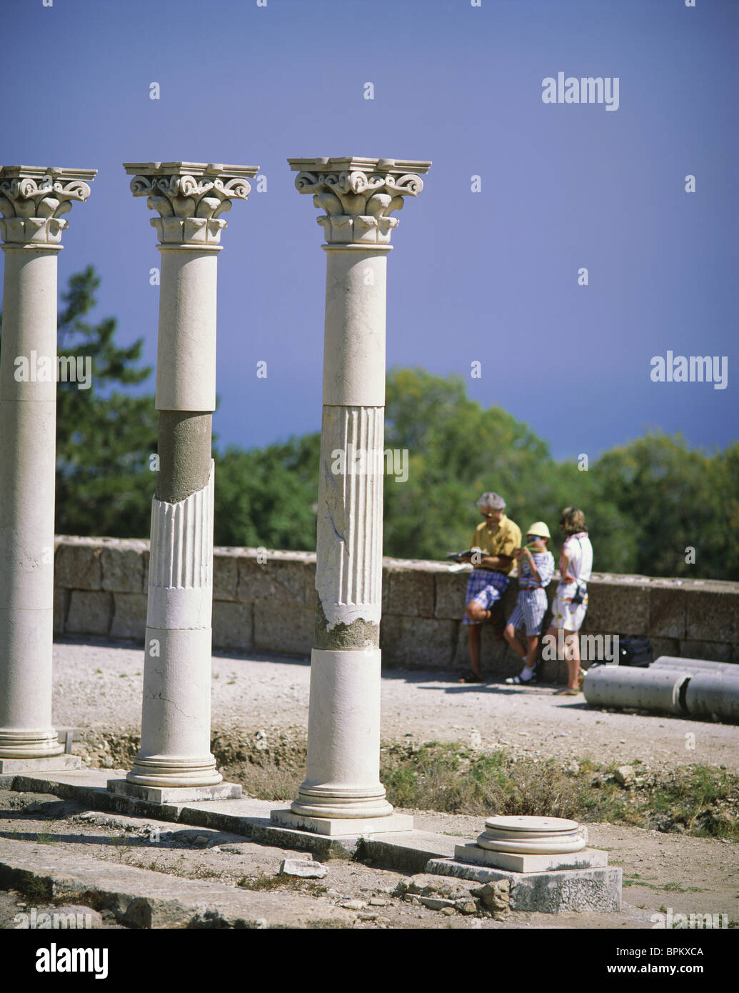 Asklepion, Kos Town, Island of Kos, Greek Islands Stock Photo - Alamy