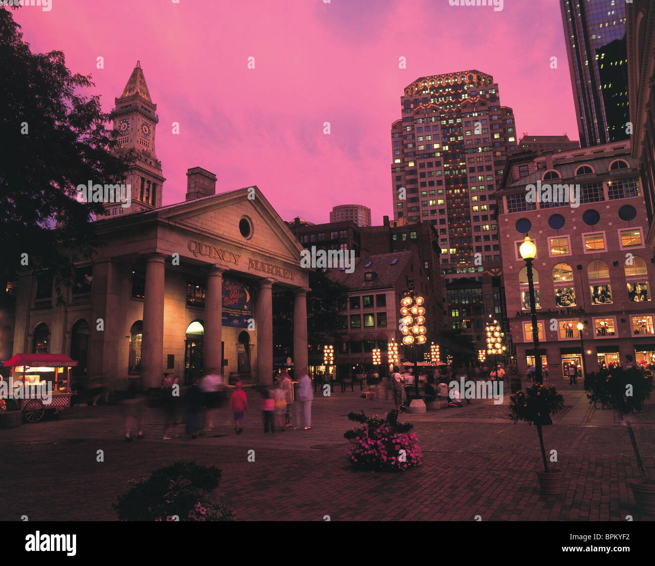 Quincy Market, Boston, Massachusetts, USA Stock Photo - Alamy