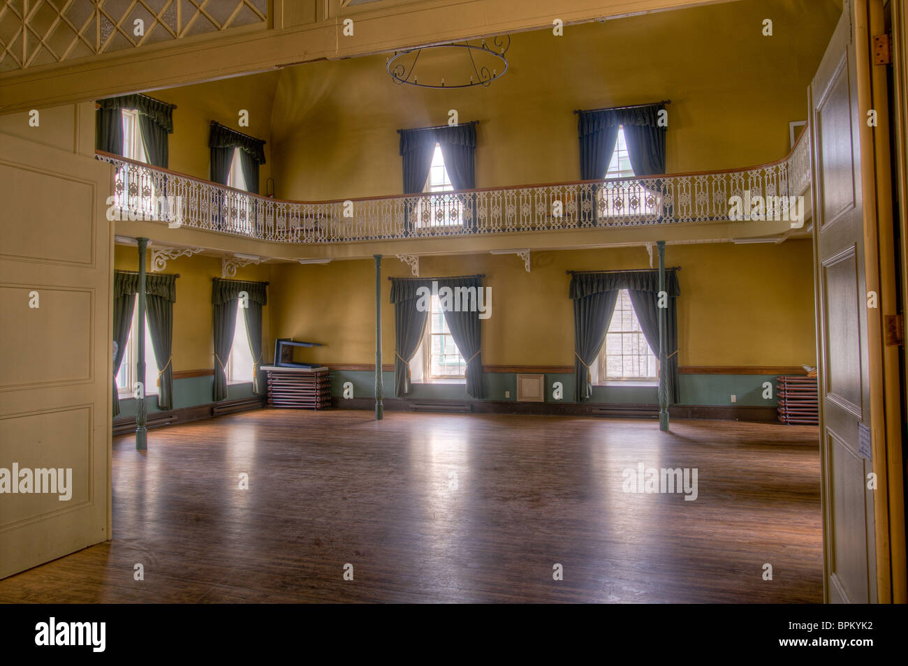 The College Hall is pictured at the Morrin Center in Quebec City Stock ...