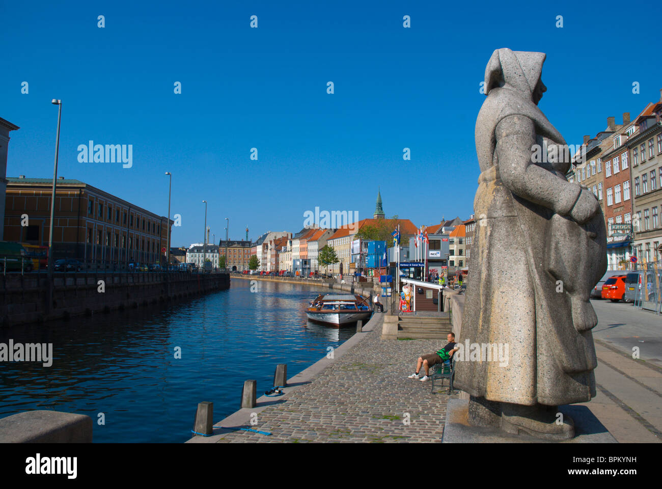 Ved Stranden canalside central Copenhagen Denmark Europe Stock Photo ...