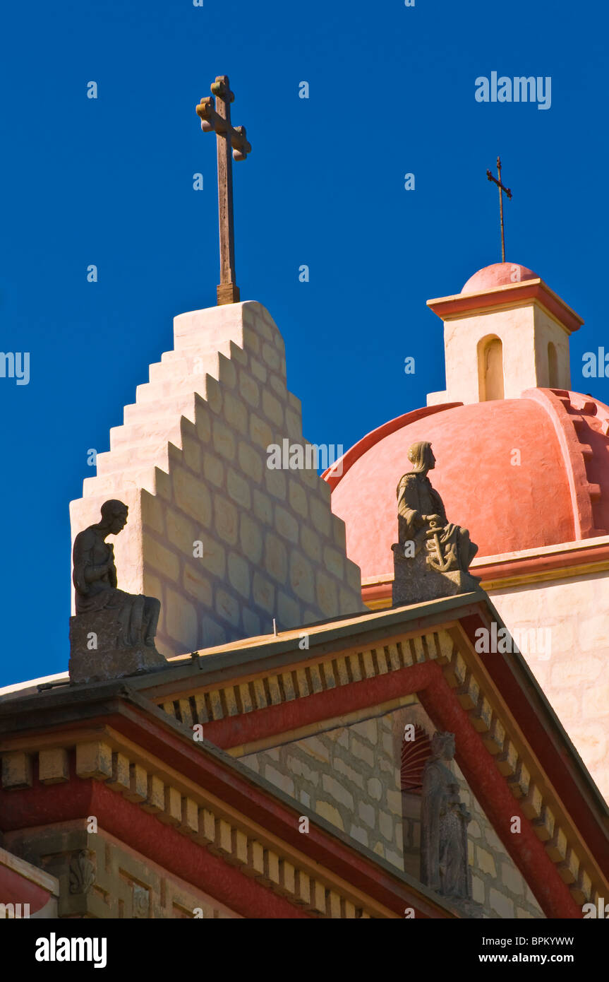 Santa barbara mission cross california hi-res stock photography and ...