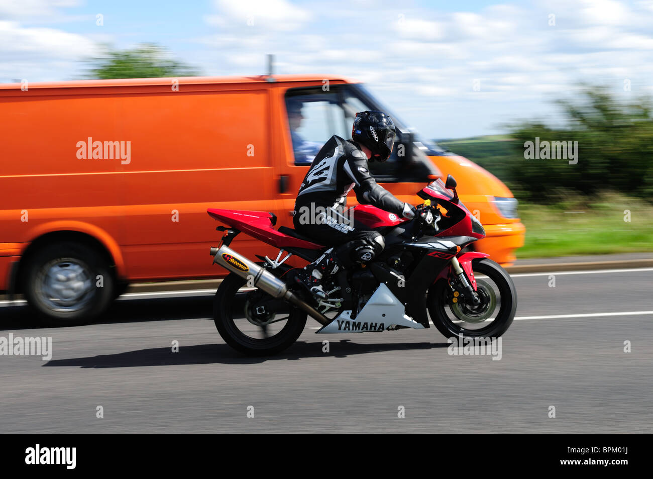 Dangerous overtaking hi-res stock photography and images - Alamy