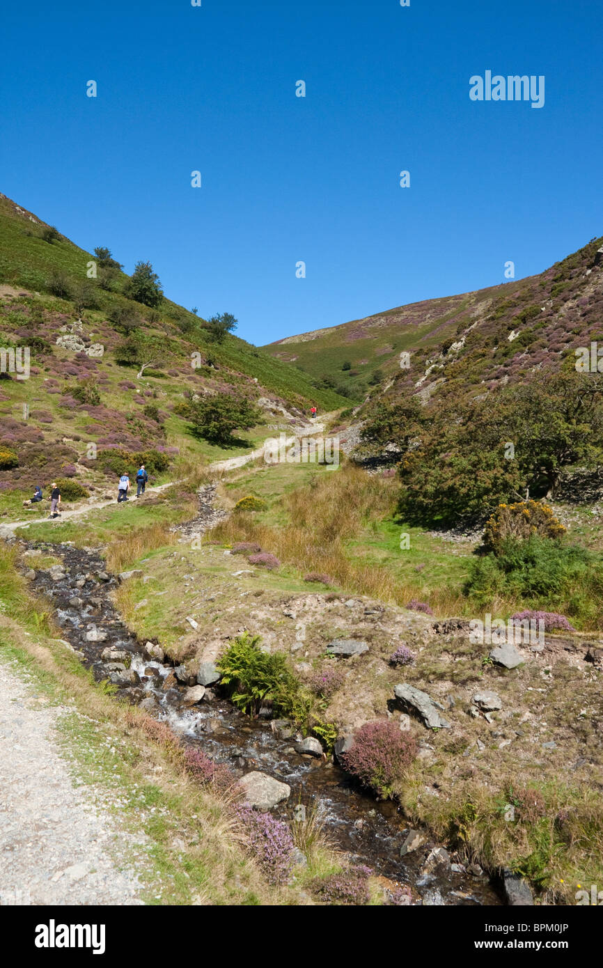 The Long Mynd from Carding Mill Valley in Shropshire Stock Photo - Alamy