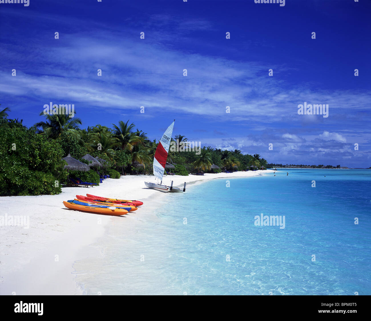 Kuda Huraa Island, Maldives Stock Photo - Alamy