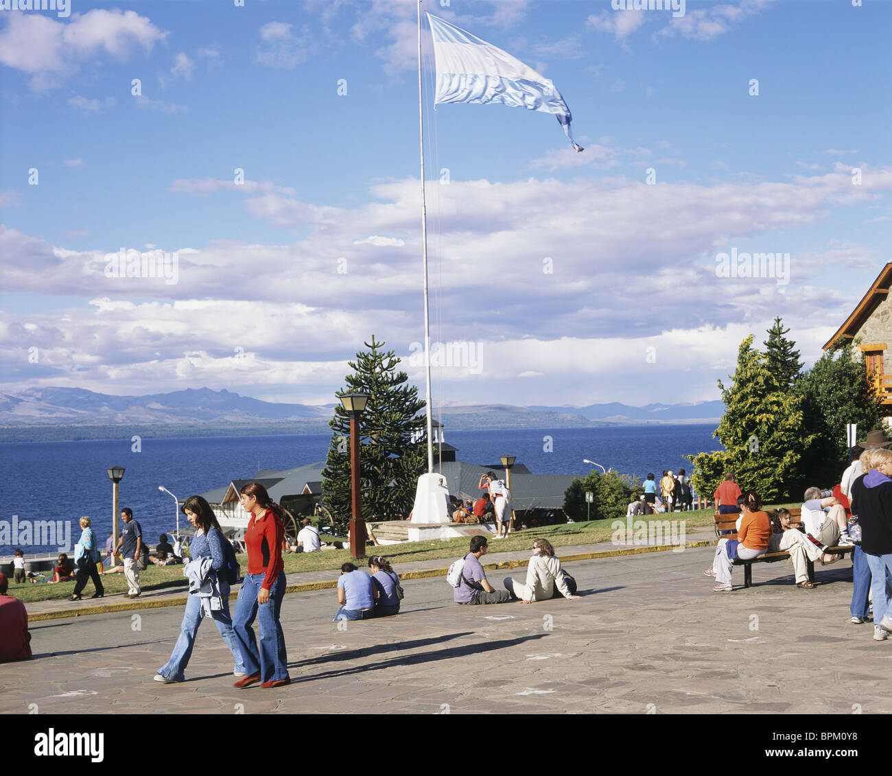 Lake Nahuel Haupi, Bariloche, Patagonia, Argentina Stock Photo - Alamy