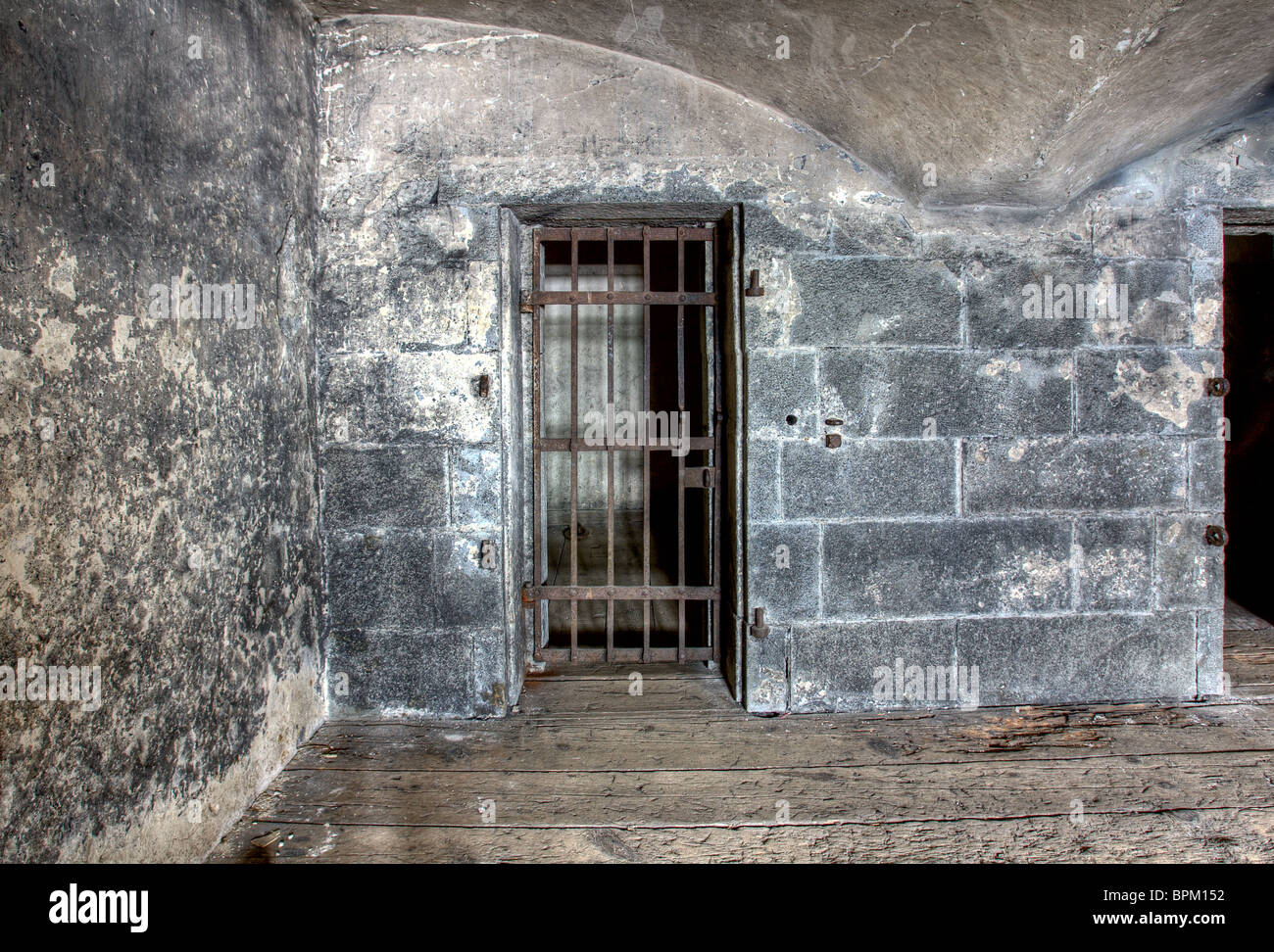 Remains of the first Quebec City Common Gaol (prison) is pictured in ...