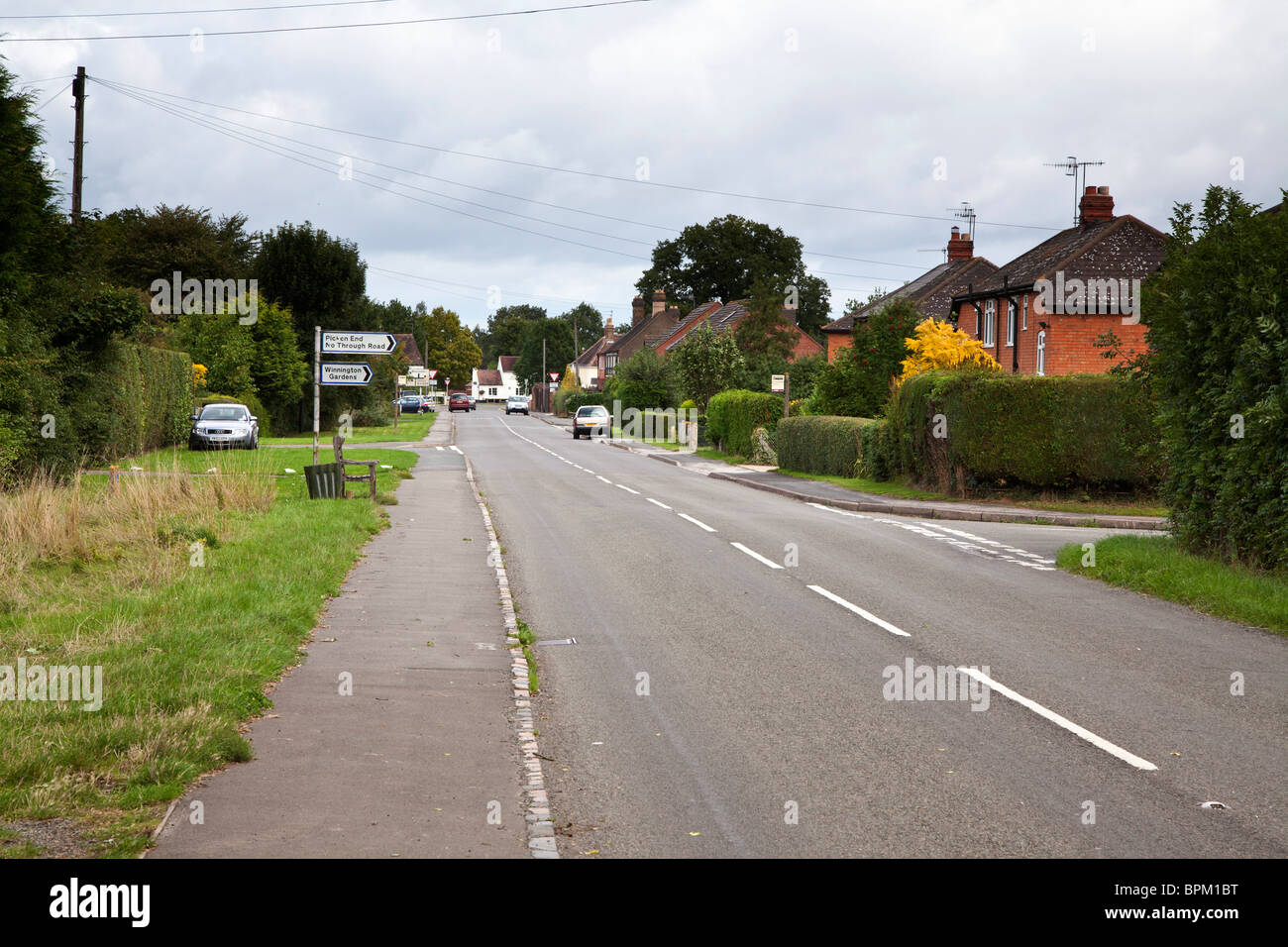 The village of Hanley Swan, Worcestershire Stock Photo - Alamy