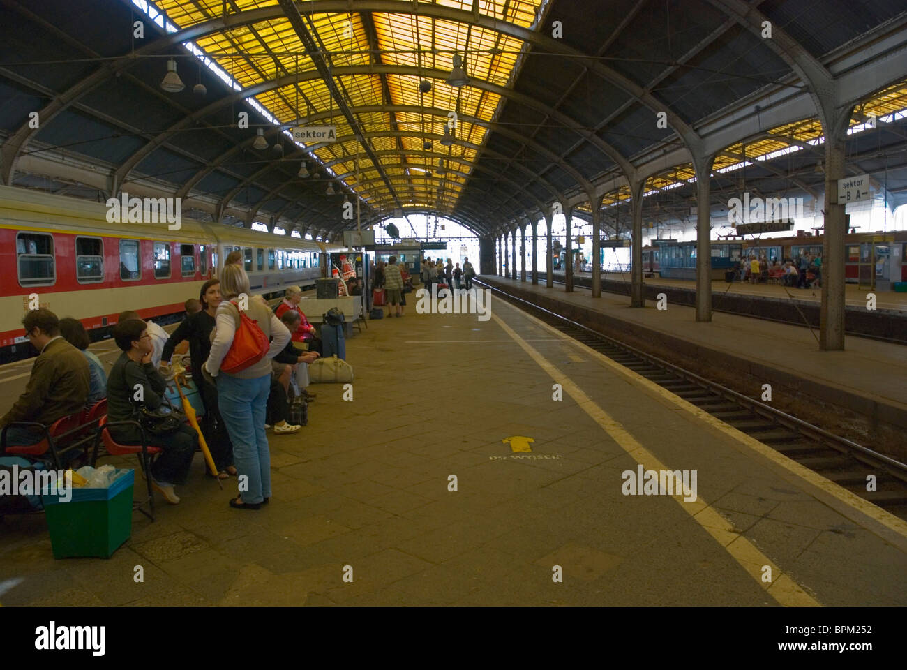 Glowny the main railway station Wroclaw Silesia Poland Europe Stock Photo - Alamy