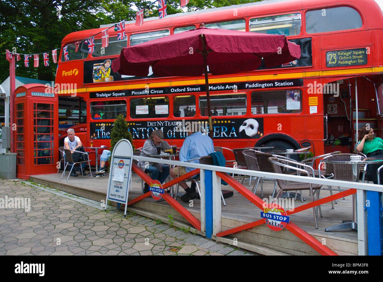 Bakken amusement park Klampenborg near Copenhagen Denmark Europe Stock ...