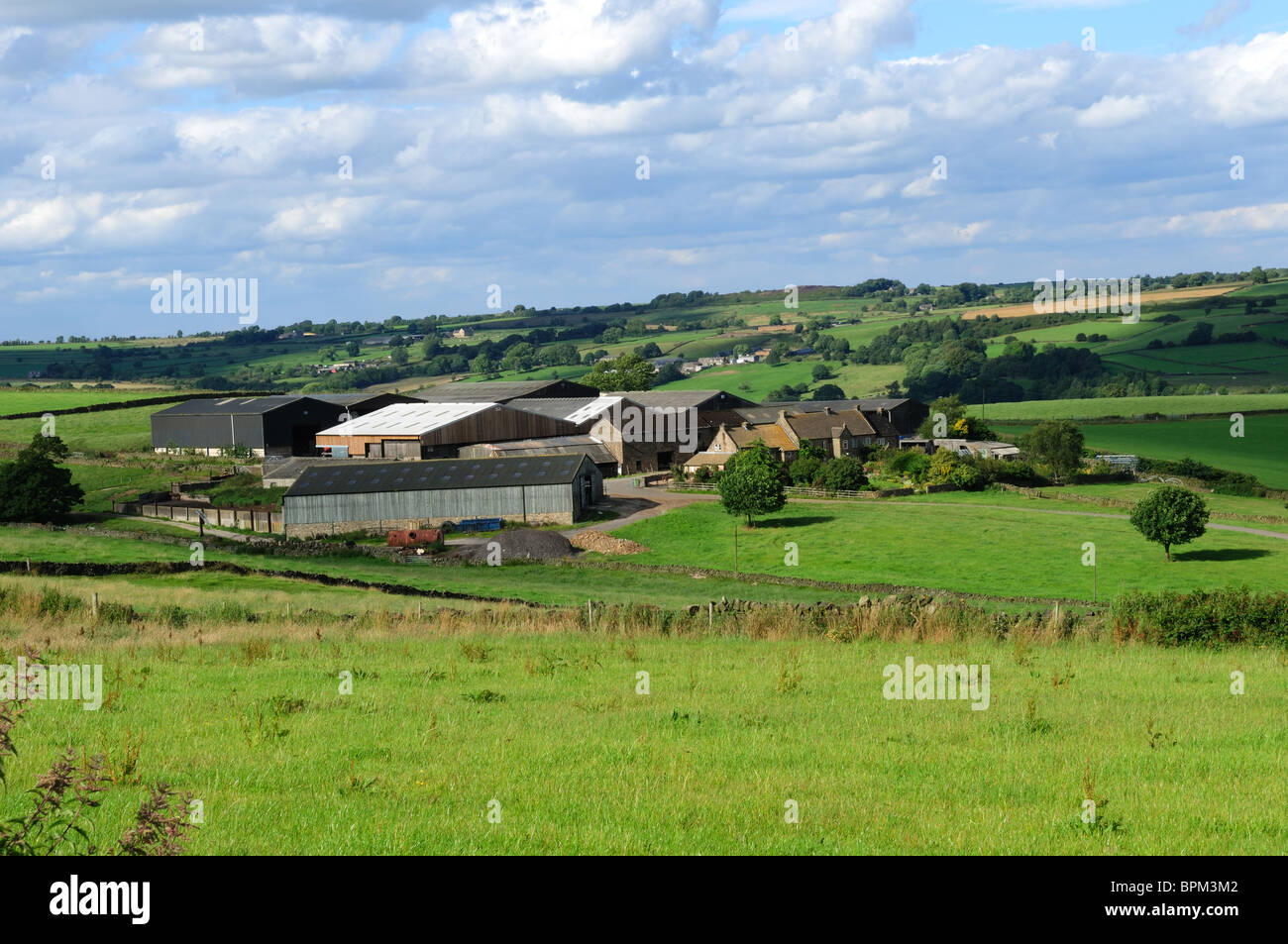 Derbyshire Peak District Farm Stock Photo - Alamy