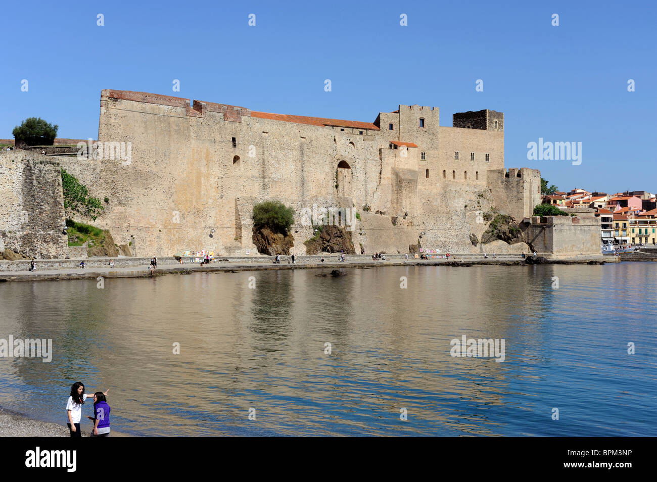 Collioure castle near perpignan hi-res stock photography and images - Alamy