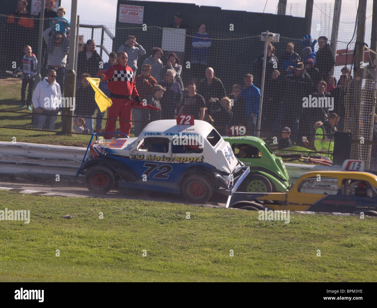 Stock car racing crash hi-res stock photography and images - Alamy