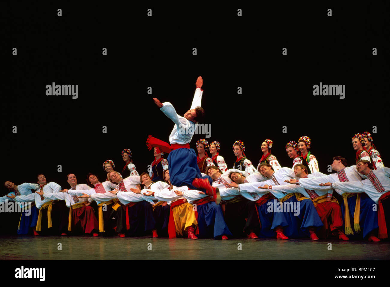 The Ukrainian Shumka Dancers from Edmonton Alberta Canada performing on ...