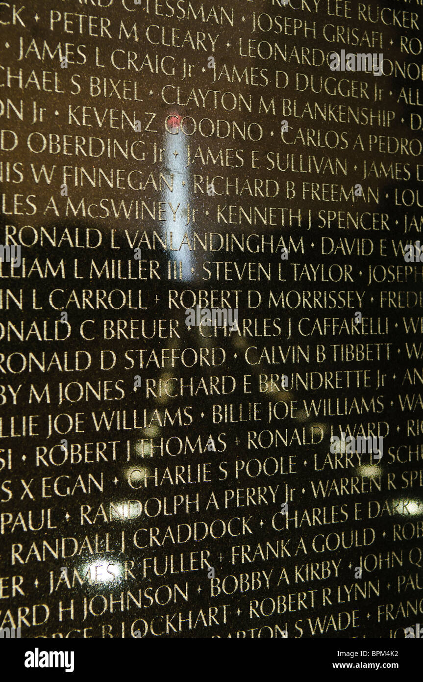 Vietnam veterans memorial wall hi-res stock photography and images - Alamy