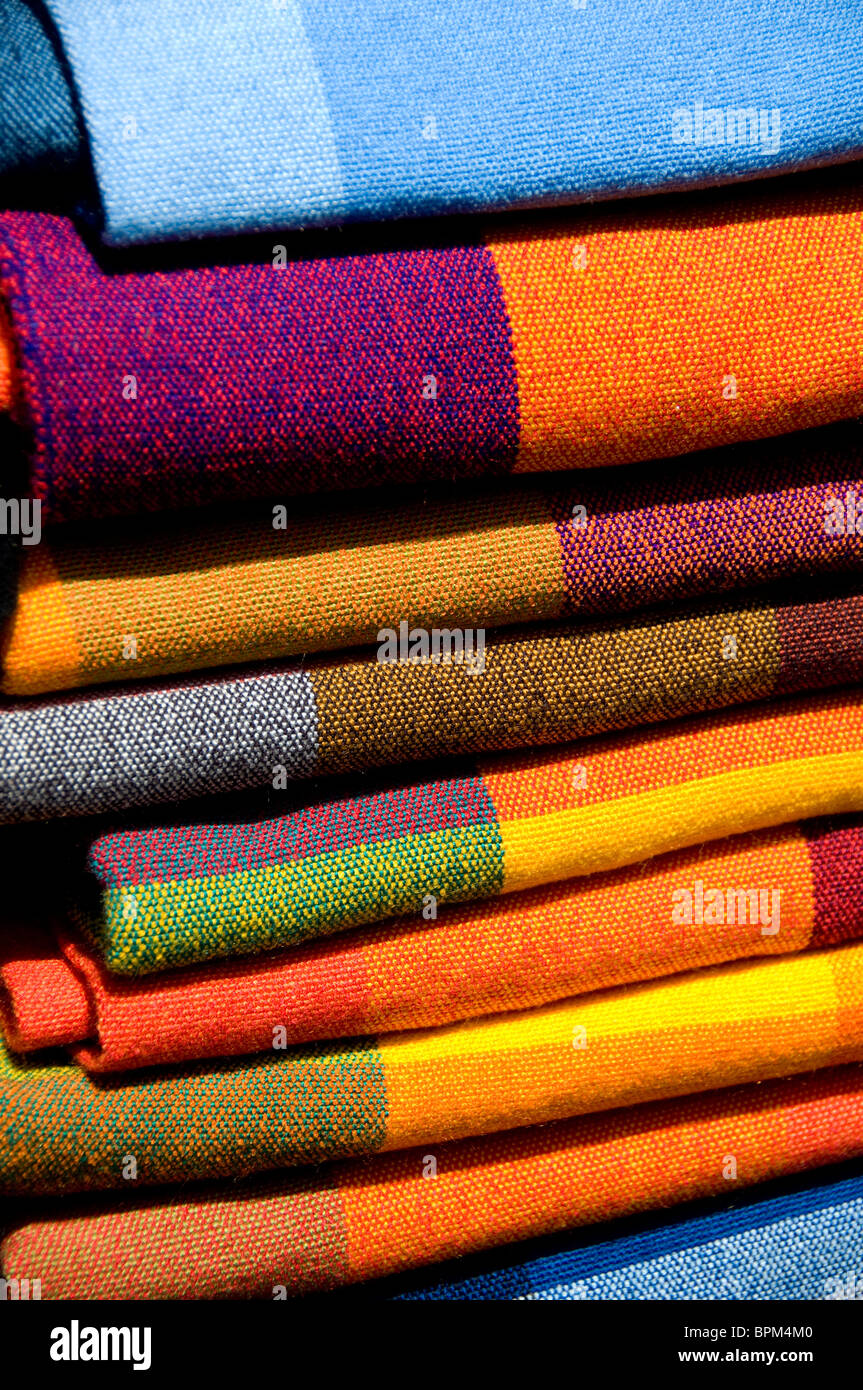 Ecuador. Famous Otavalo Market which dates back to pre-Inca times ...