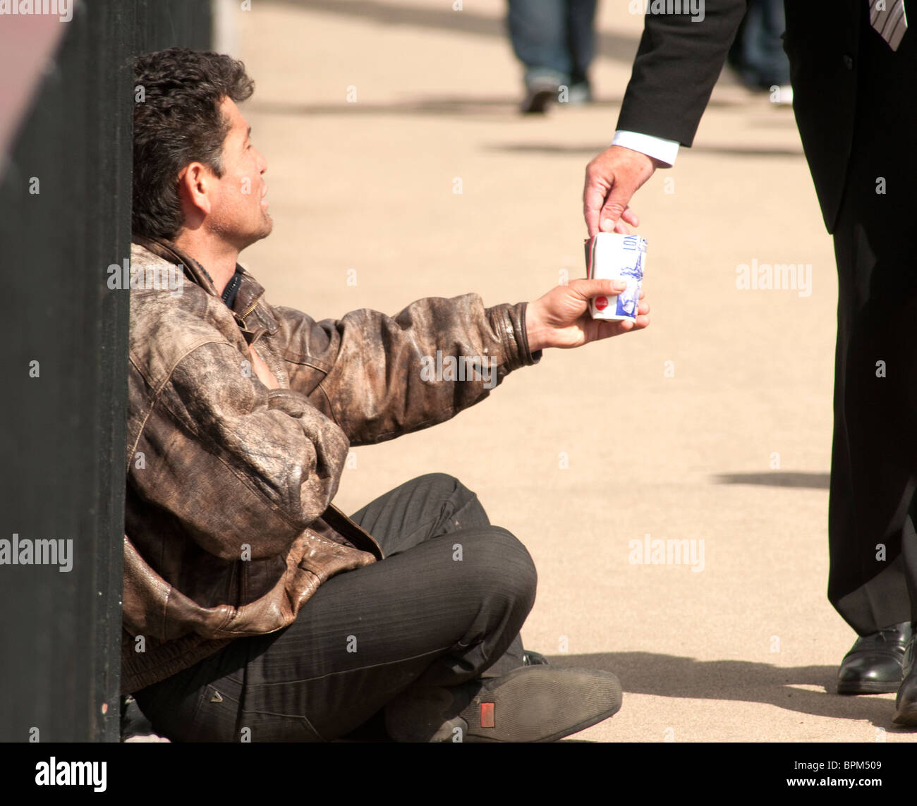 Scotland glasgow beggar hi-res stock photography and images - Alamy