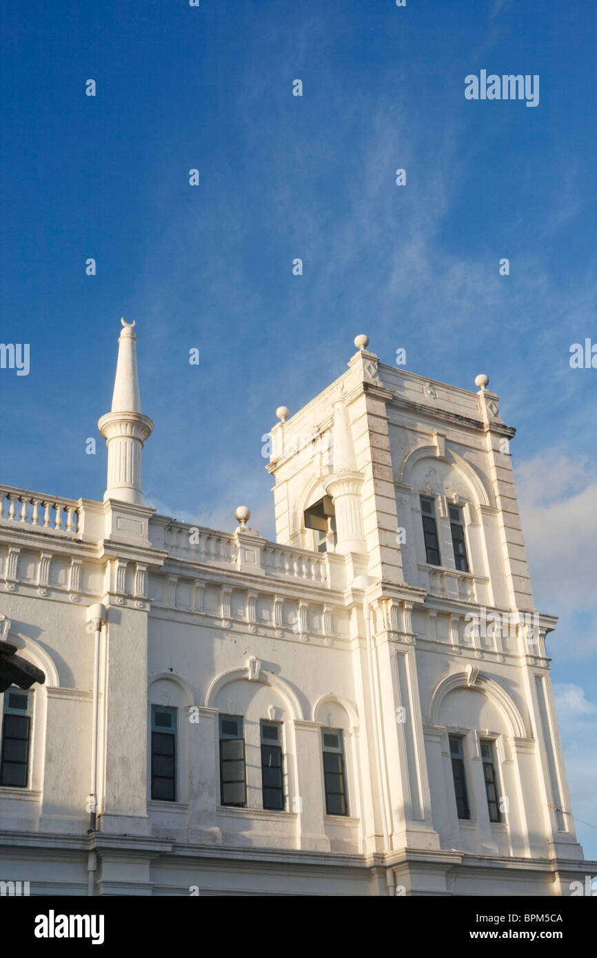 The mosque building inside the walls of Galle fort in Sri Lanka, taken ...