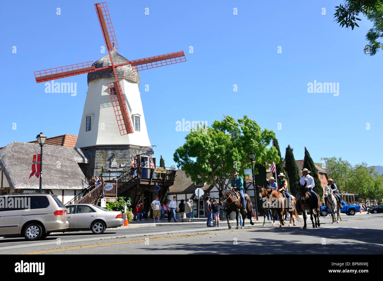Cowboy parade, Solvang, California, USA Stock Photo - Alamy
