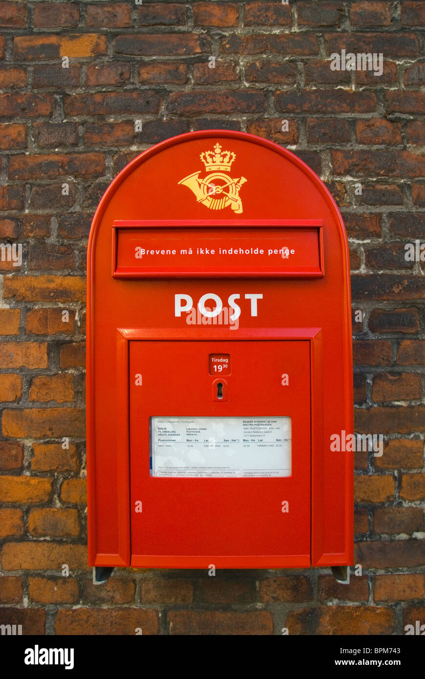 Postbox denmark hi-res stock photography and images - Alamy