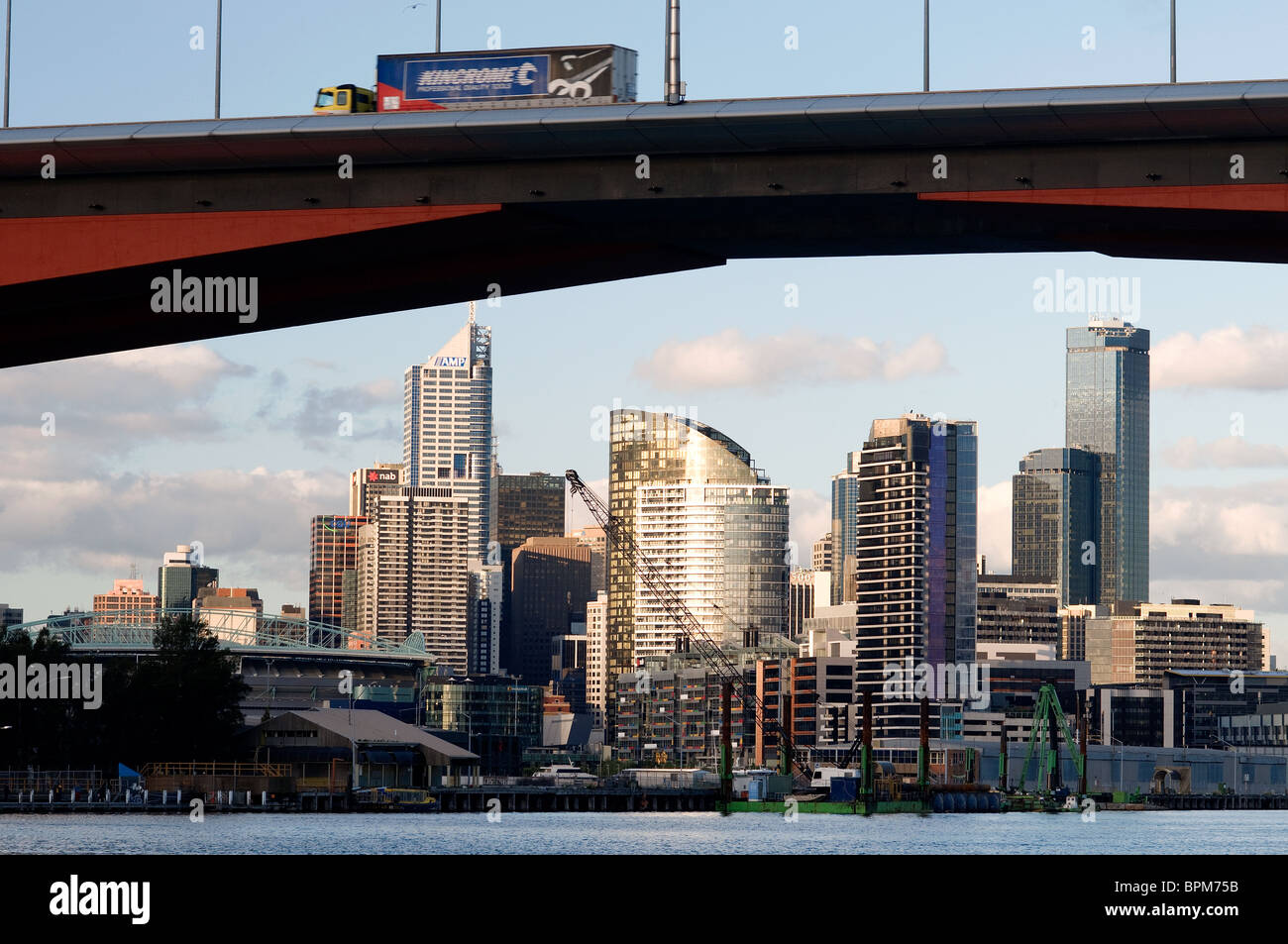 Bolte Bridge and Melbourne skyline, Australia Stock Photo - Alamy