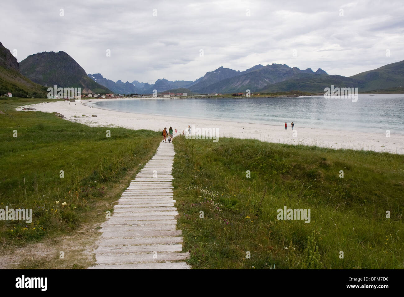 Ramberg Beach, Lofoten Islands Stock Photo - Alamy