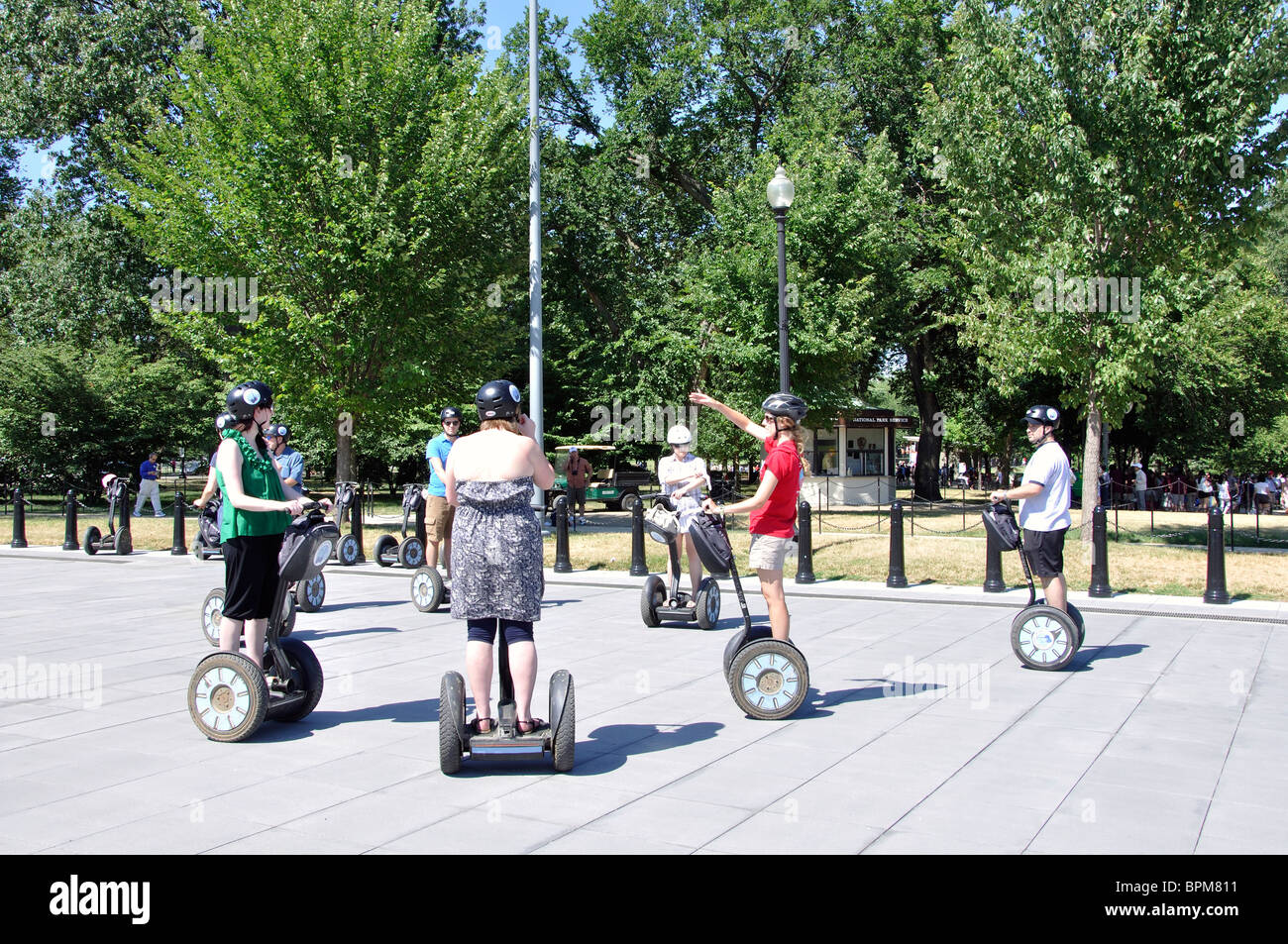 Tourists on Segway Scooter Tour, Washington DC, USA Stock Photo - Alamy