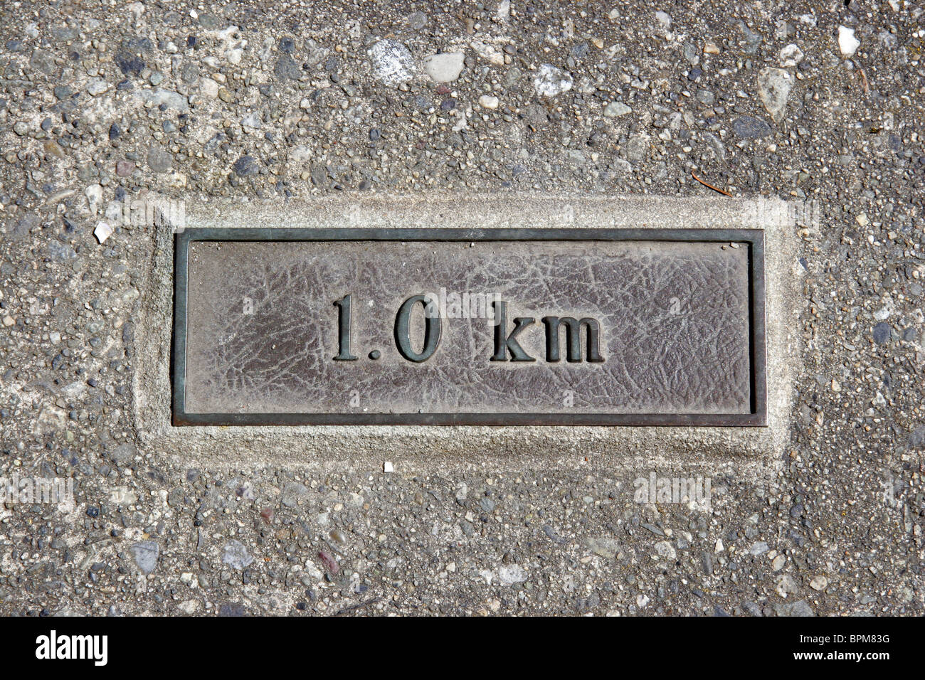 Distance marker kilometer marker hi-res stock photography and images ...