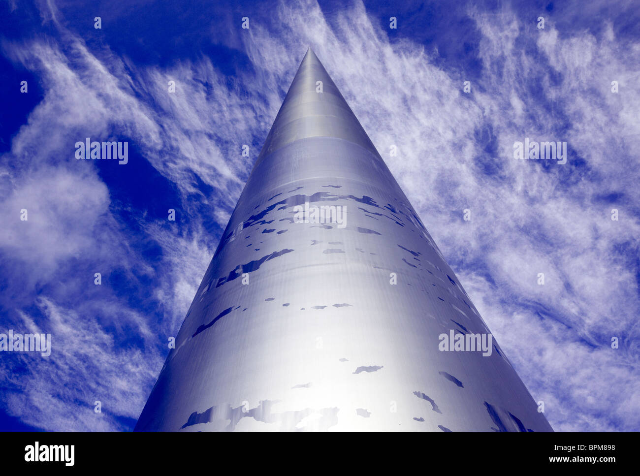 The Millennium Needle Monument Of Light Dublin Ireland Europe Stock ...