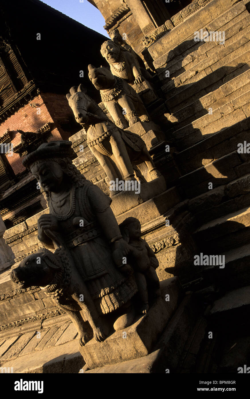 Malla landmark kathmandu medieval monument mythical hi-res stock ...