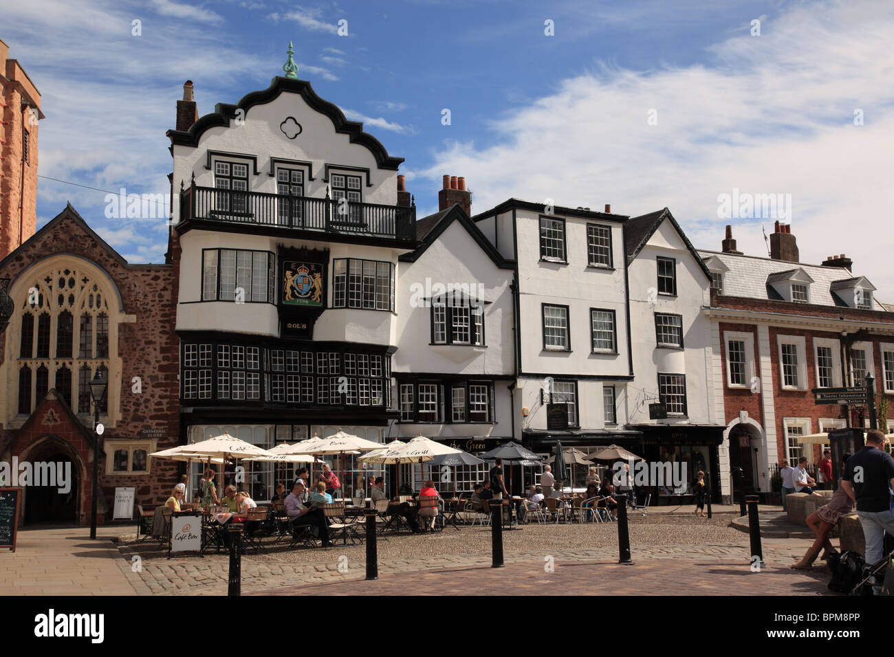 Cathedral close exeter hi-res stock photography and images - Alamy