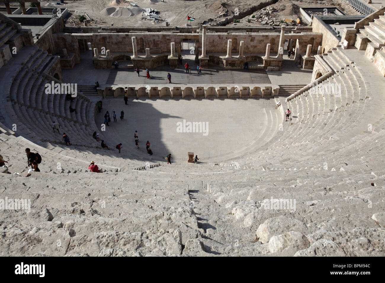 The Roman Theater in Amman, Jordan Stock Photo - Alamy