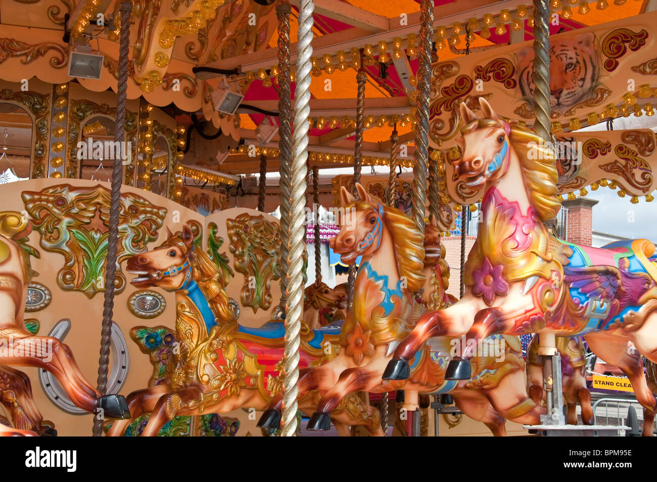 Seaside carousel hi-res stock photography and images - Alamy