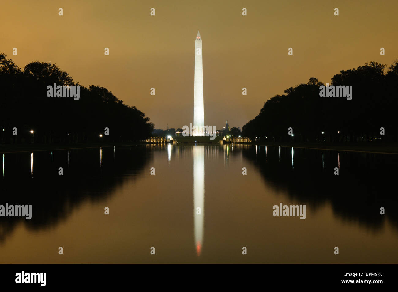 Washington Monument Reflection Reflecting Pool Washington DC ...