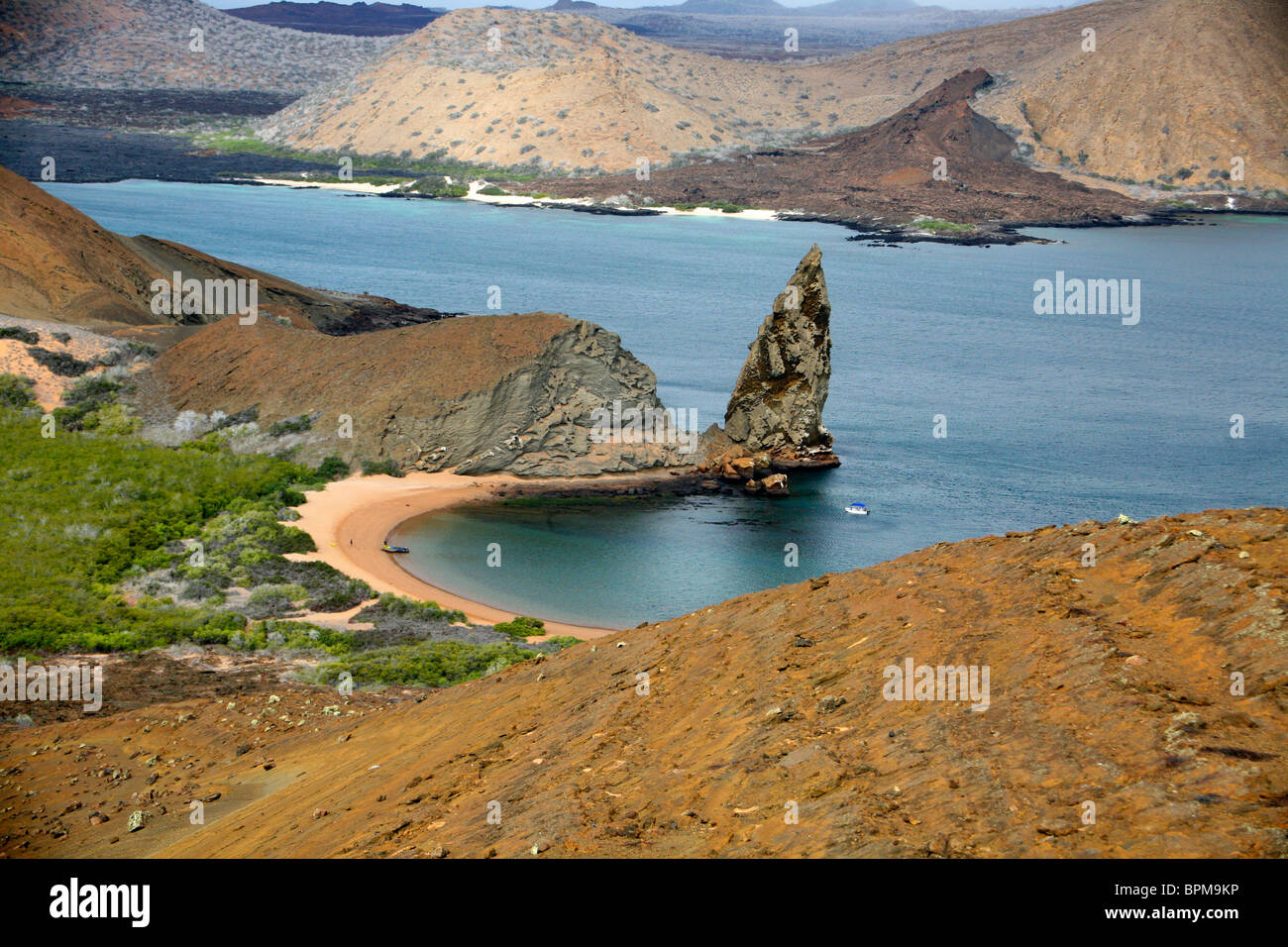 Ecuador, Galapagos Islands. Pinnacle Rock of Bartholomew Island Stock ...