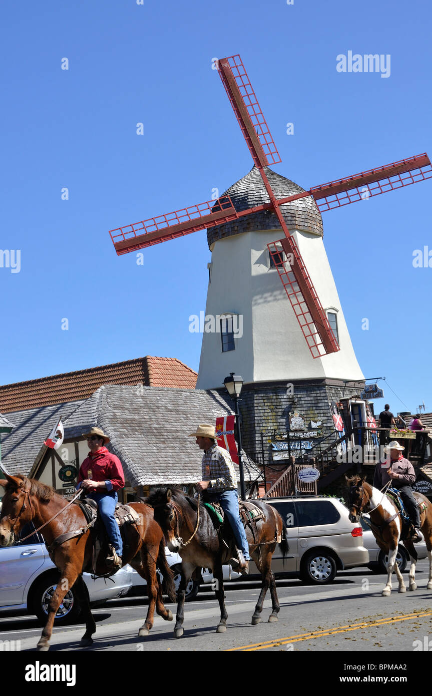 Cowboy parade, Solvang, California, USA Stock Photo - Alamy