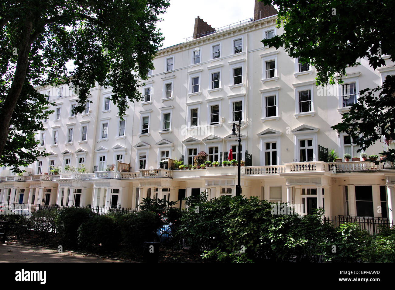 St George's Square from St George's Square Gardens, Pimlico, City of ...