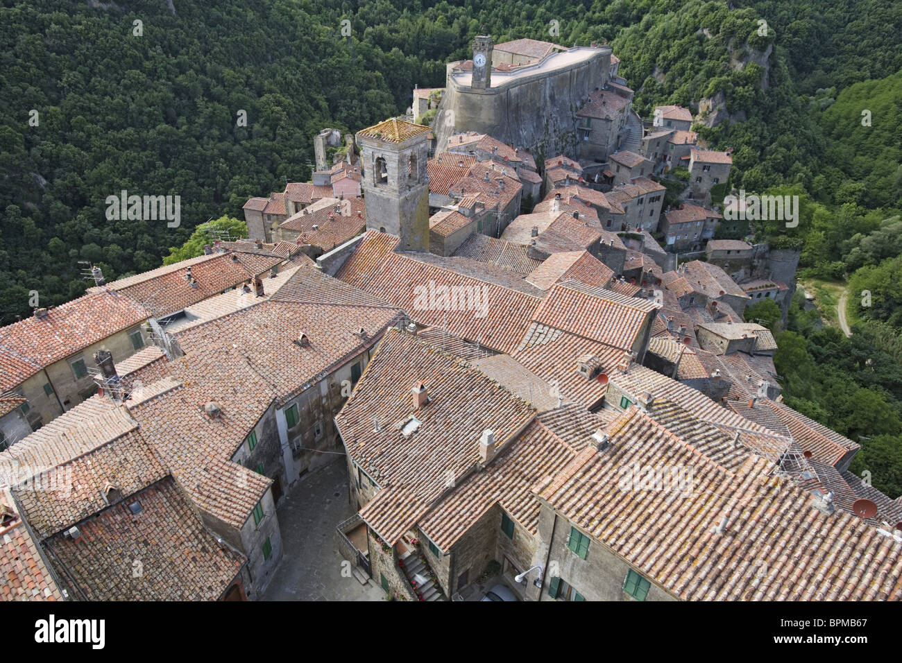 Sorano, Tuscany, Italy Stock Photo - Alamy