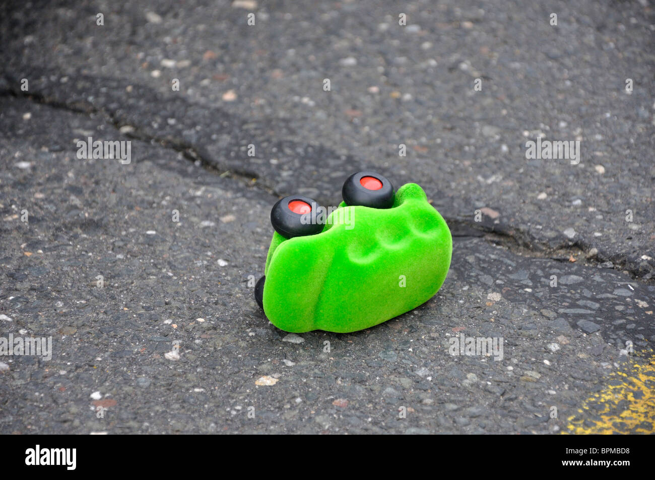 Lost toy car Stock Photo - Alamy