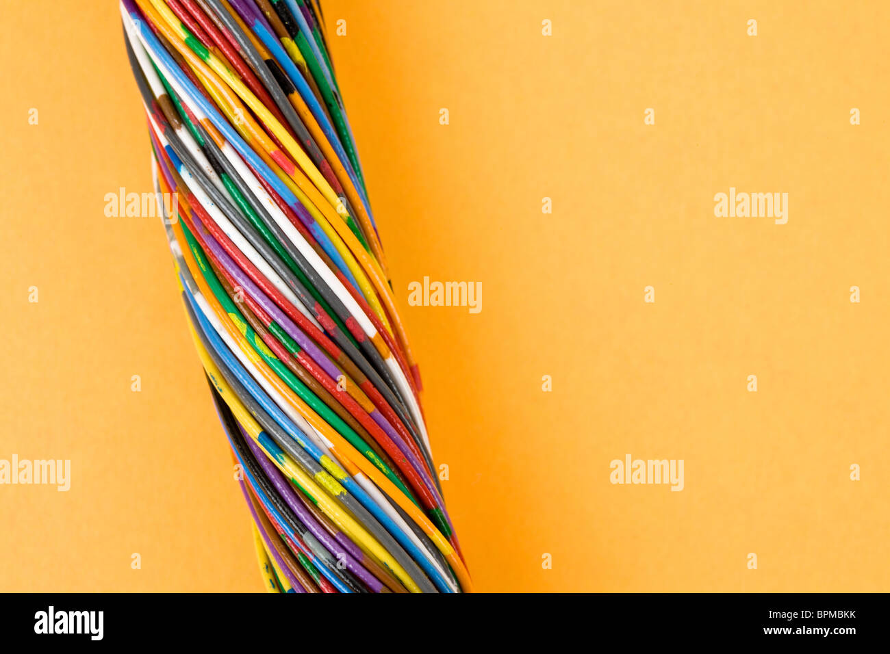 Colorful Cable, Concept of Communication, Data Line Stock Photo - Alamy