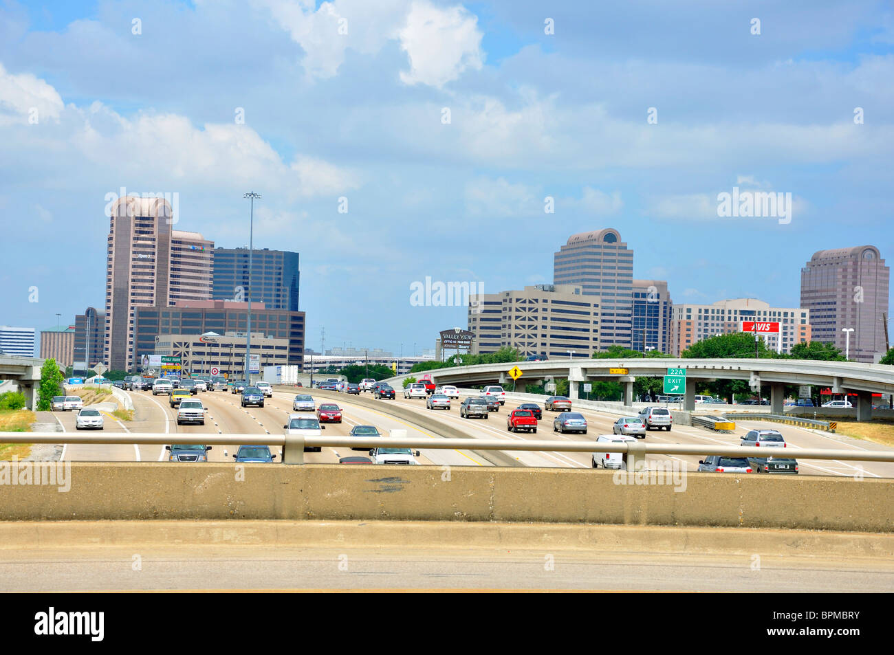 Highway freeway dallas hi-res stock photography and images - Alamy