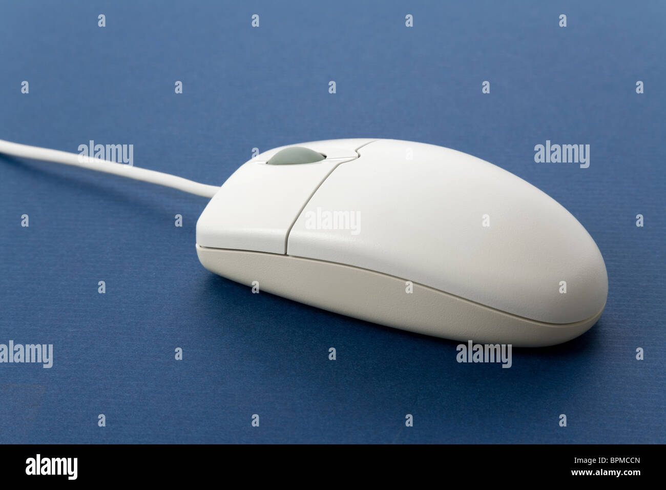 computer mouse with blue background Stock Photo - Alamy